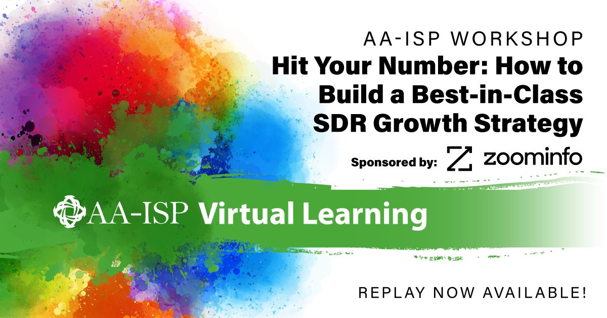 Emblaze | AA-ISP Workshop: Hit Your Number - How to Build a Best-in-Class SDR Growth Strategy