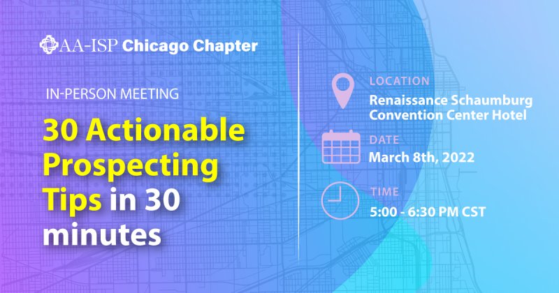 Emblaze Events | Register For AA-ISP Chicago Chapter: In-Person - 30 Actionable Tips in 30 ...